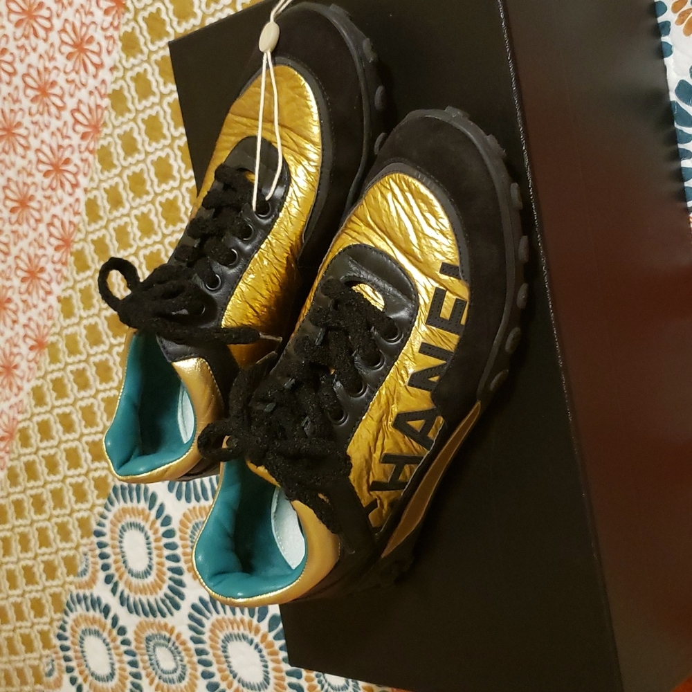 Women's Authentic Chanel Sneakers - Gem